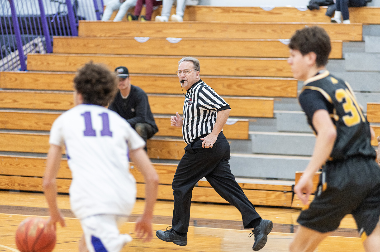 Vineyard Gazette | Sports | Running the Hardwood Is Whistleblower's Delight