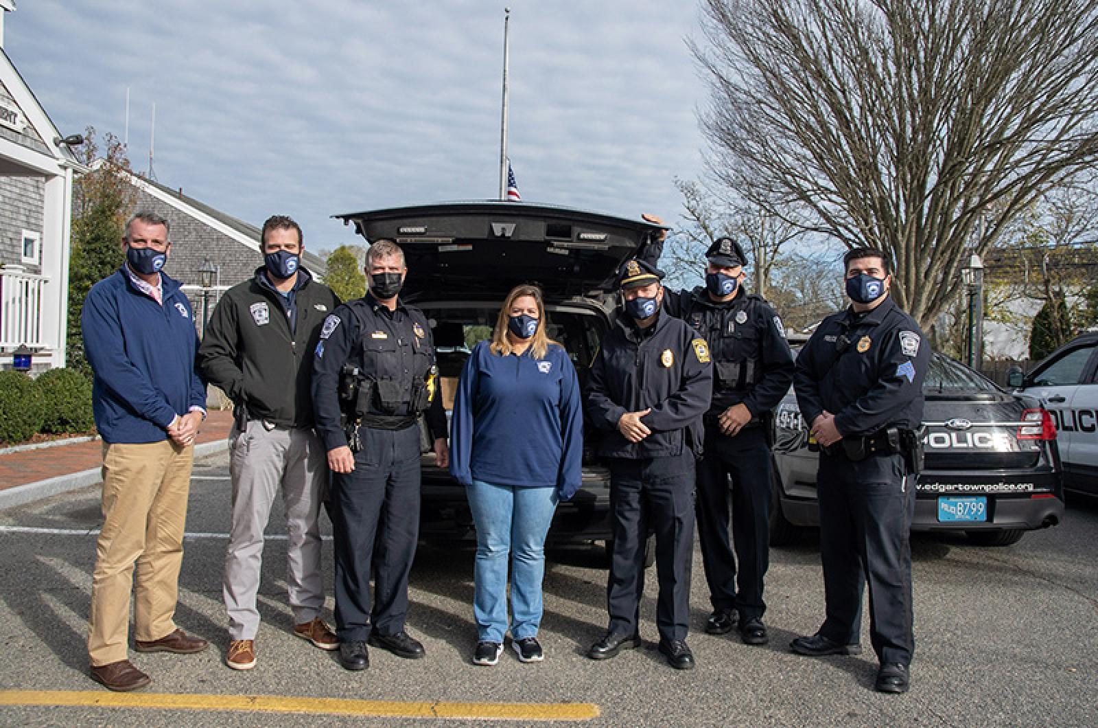Vineyard Gazette | Edgartown Police | Walking the Beat With Holiday Heroes